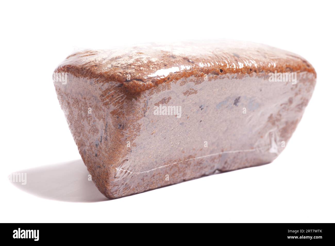 Rye sourdough bread in a package isolated on white background Stock ...