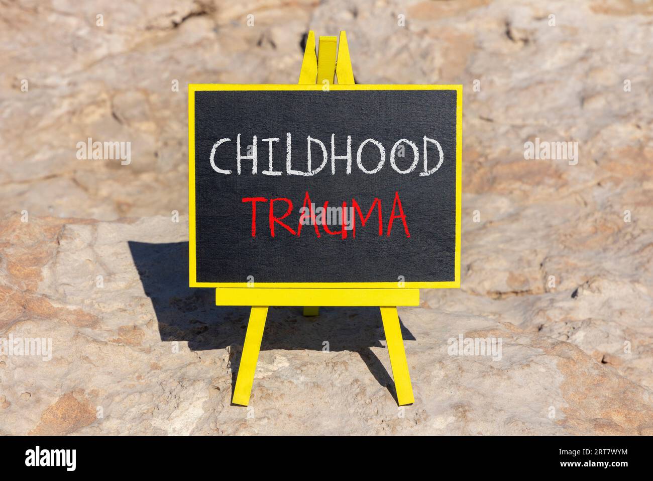 Childhood trauma symbol. Concept words Childhood trauma on beautiful ...