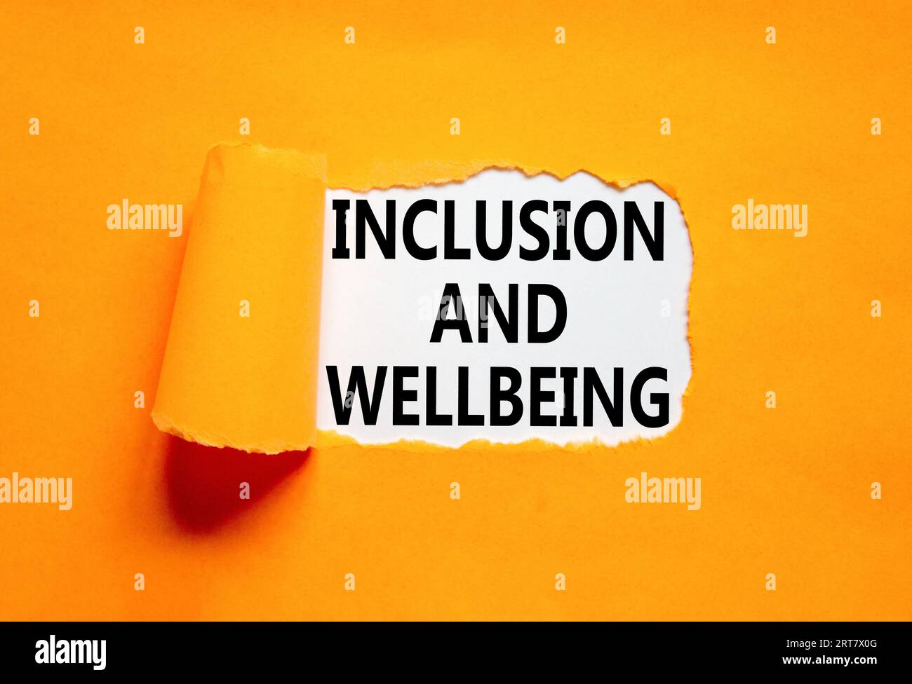 Inclusion and wellbeing symbol. Concept words Inclusion and wellbeing ...