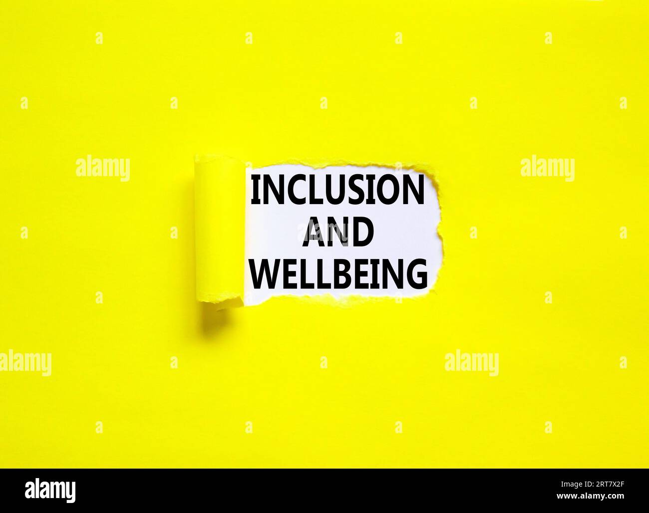 Inclusion and wellbeing symbol. Concept words Inclusion and wellbeing ...