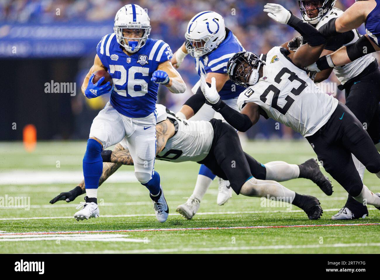Indianapolis, Indiana, USA. 10th Sep, 2023. Indianapolis Colts running ...
