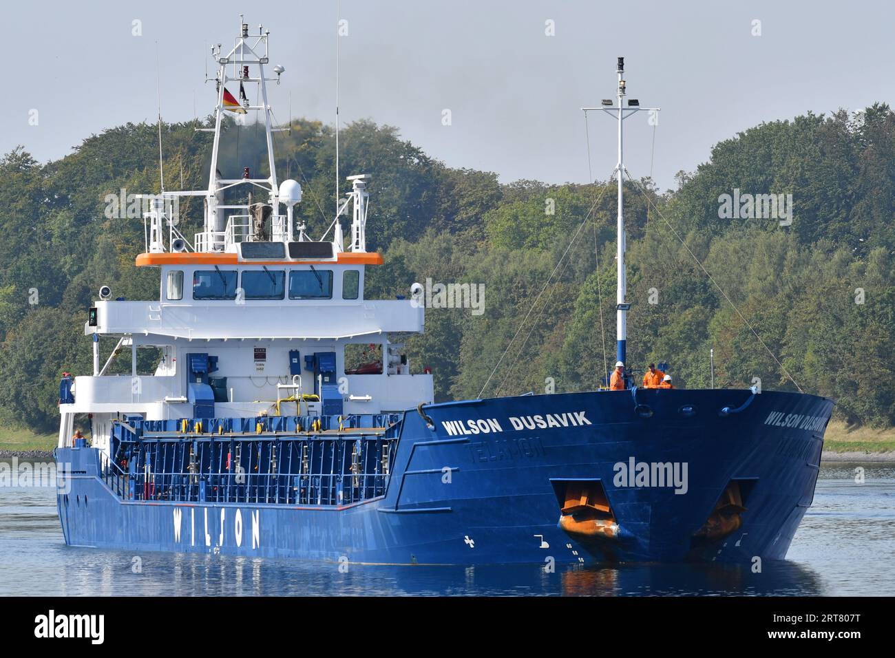 General Cargo Ship WILSON DUSAVIK Stock Photo - Alamy