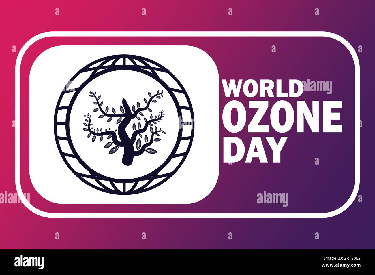 World Ozone Day Vector illustration. Holiday concept. Template for ...