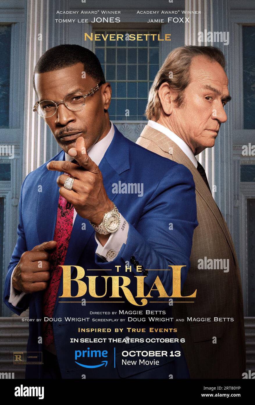 RELEASE DATE: October 13, 2023. TITLE: The Burial. STUDIO: Amazon Studios. DIRECTOR: Maggie ...