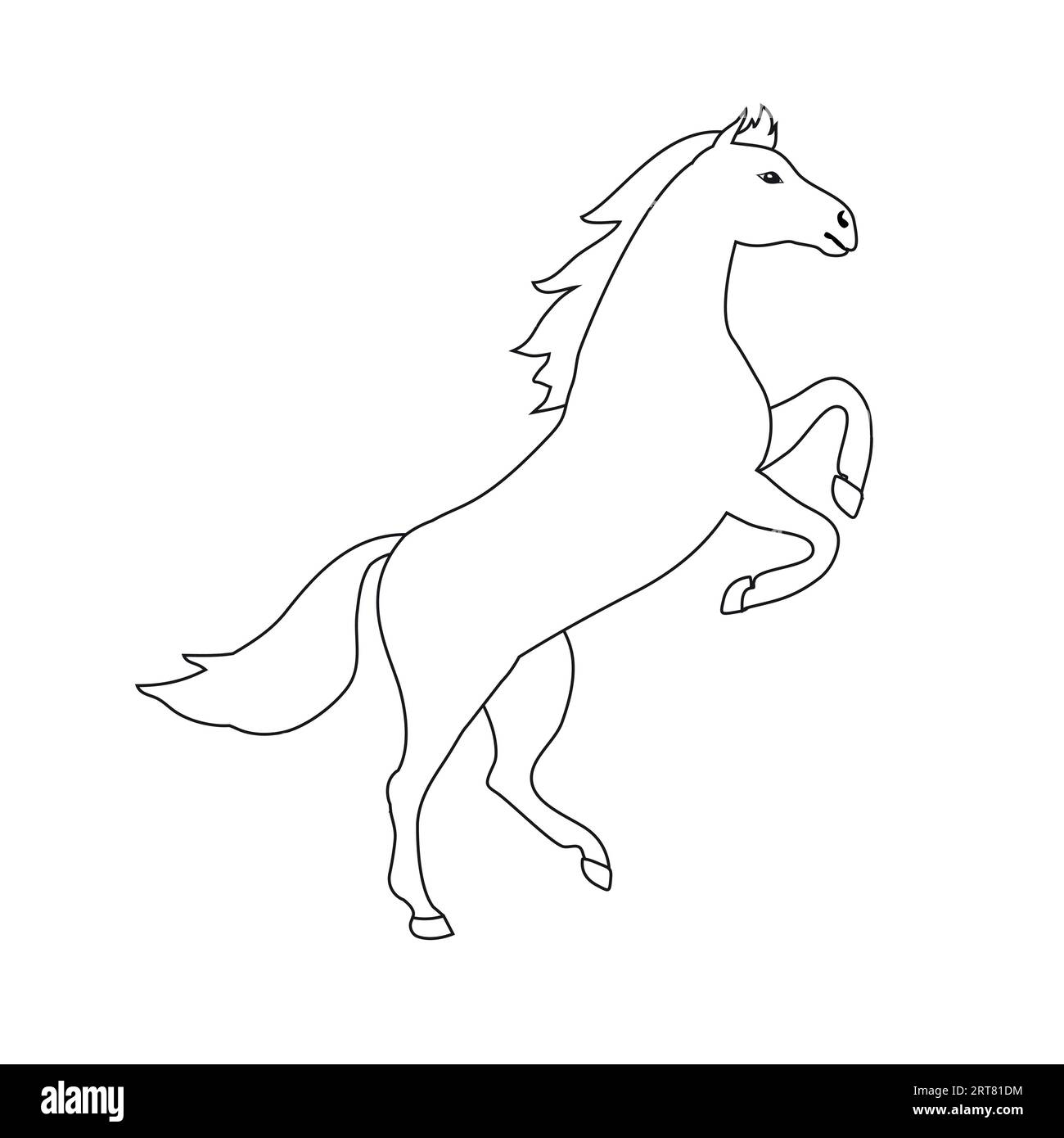 Horseback hand Stock Vector Images - Alamy