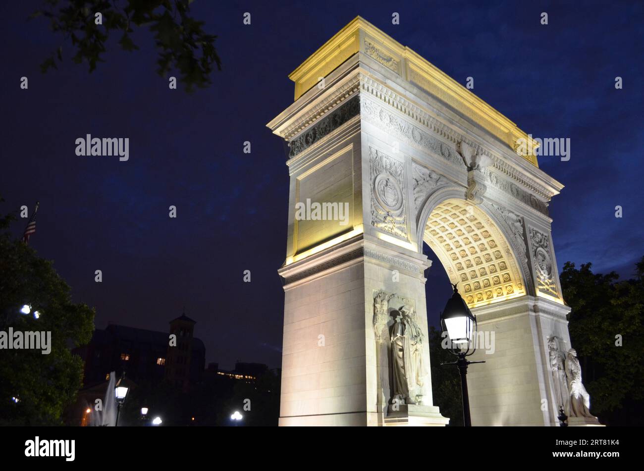 Washington Square Arch Stock Photo - Alamy