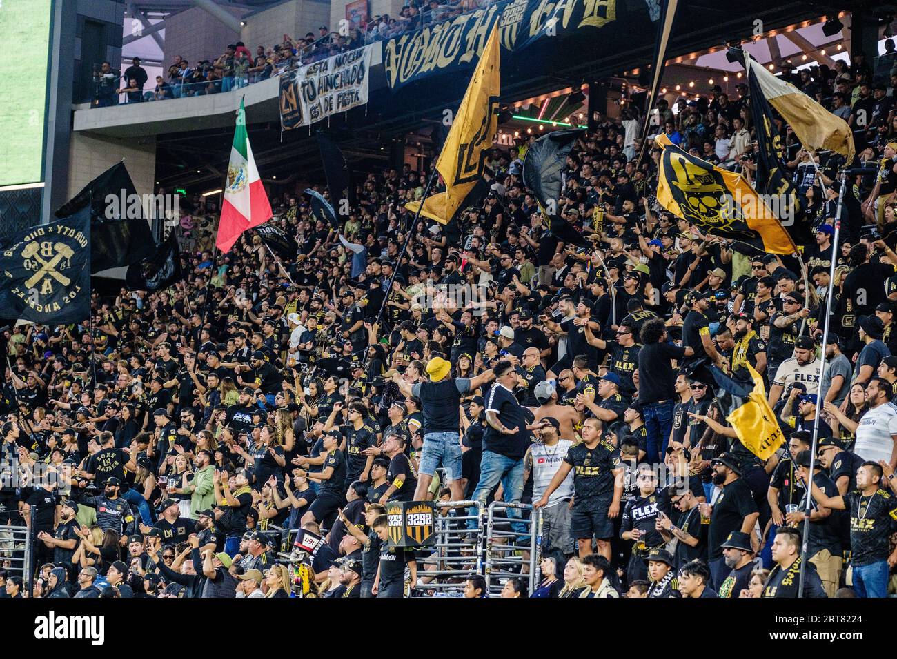 Los Angeles, USA. 04th, September 2023. Football fans of Los Angeles FC ...