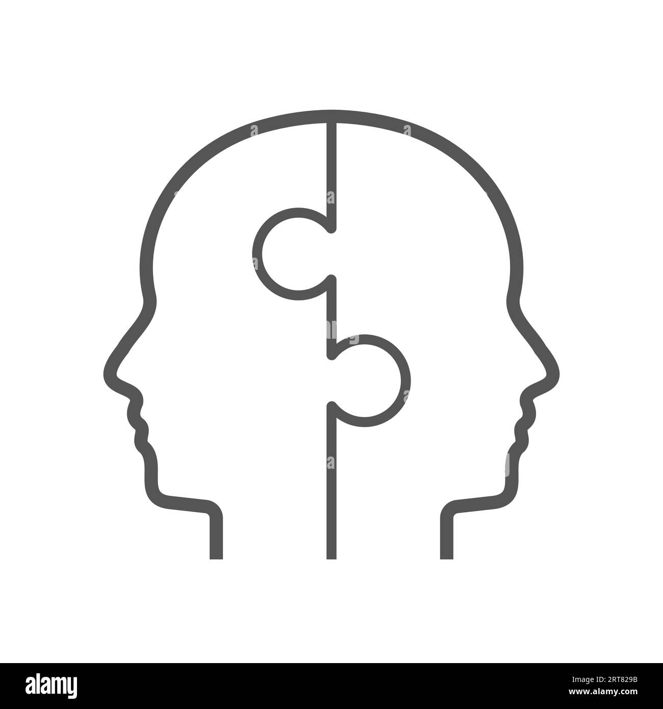 Creative collaboration linear icon vector image. Editable Stroke. EPS ...