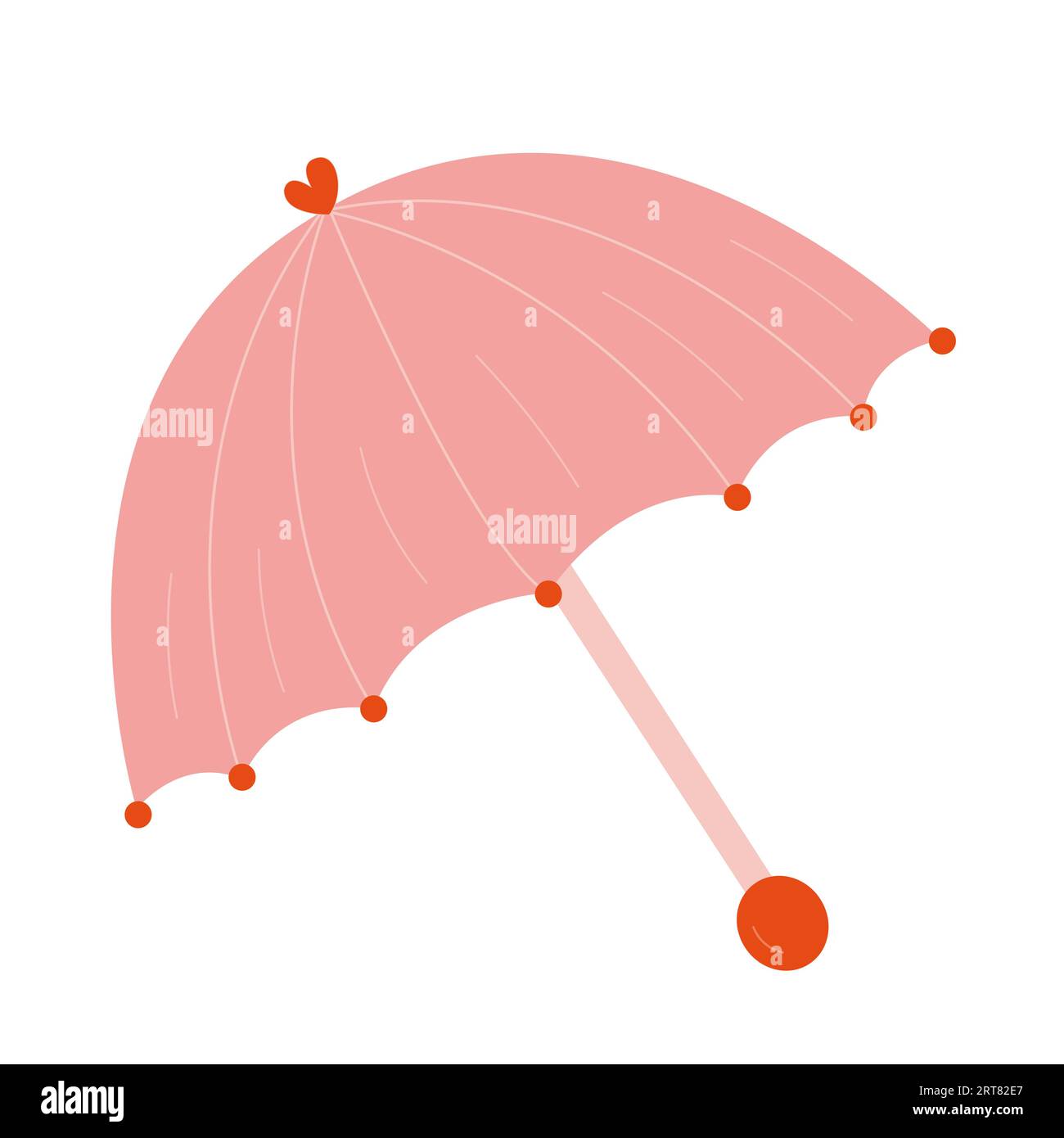 Umbrella with heart art Cut Out Stock Images & Pictures - Alamy