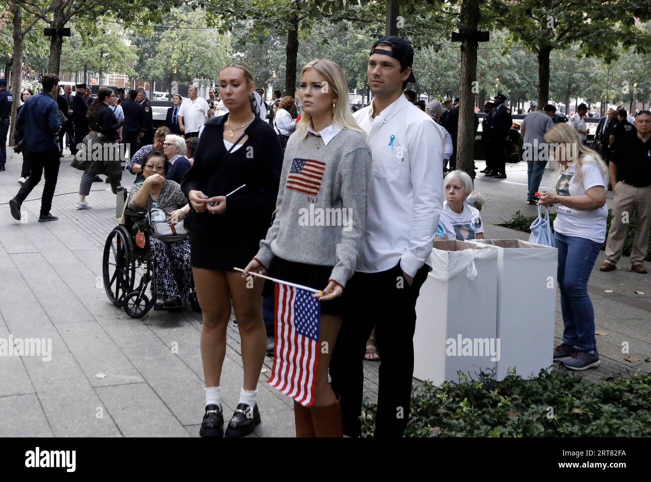 New York, United States. 11th Sep, 2023. Family members and guests ...