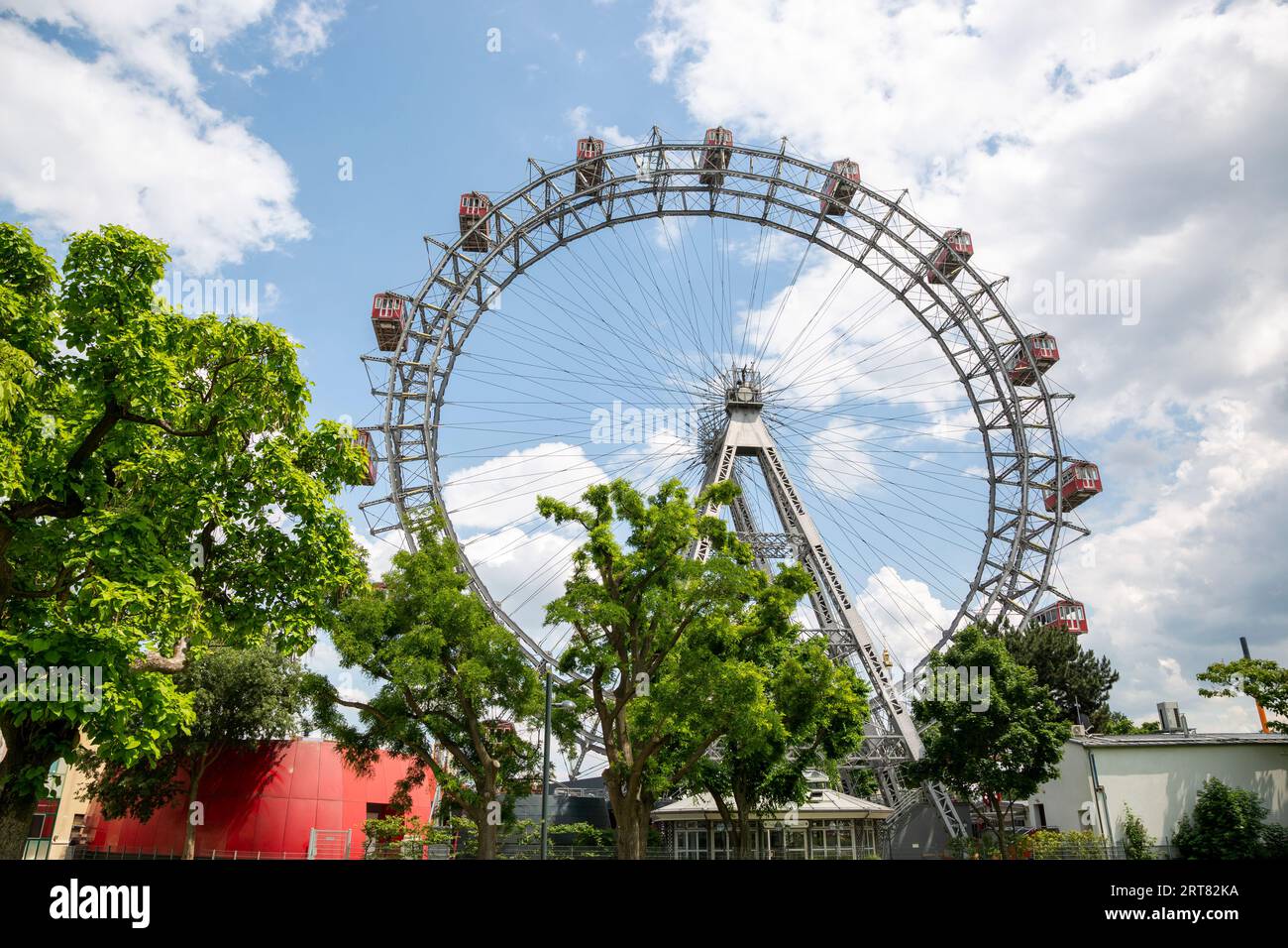 Vienna, Austria - June 14, 2023: Ferris wheel in the Prater Park in ...