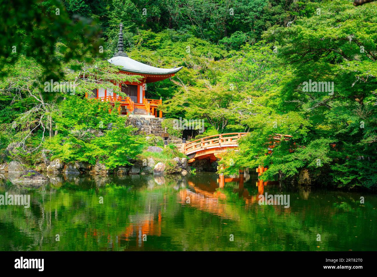 Summer scenery of Daigoji temple in Kyoto, Japan Stock Photo - Alamy