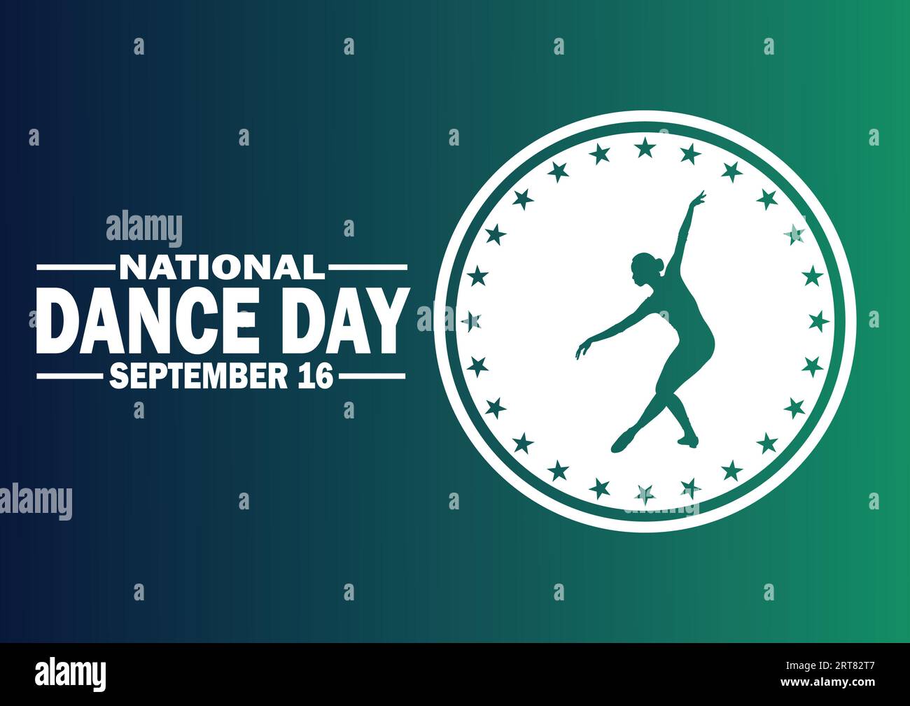 National Dance Day. September 16. Holiday concept. Template for ...
