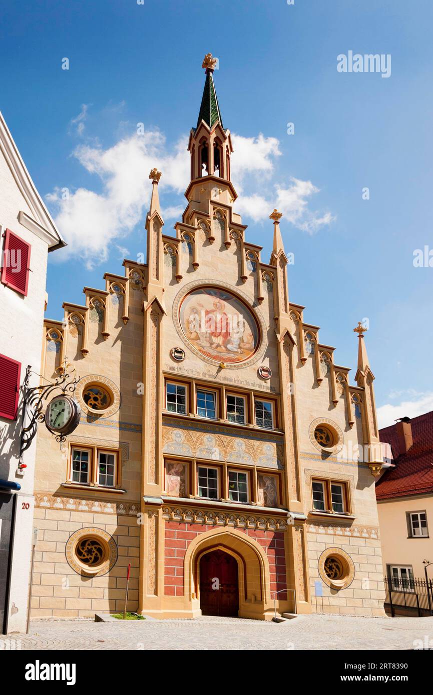 Heilig-Geist-Spital, hospital building from 1659, Bad Waldsee, Baden ...