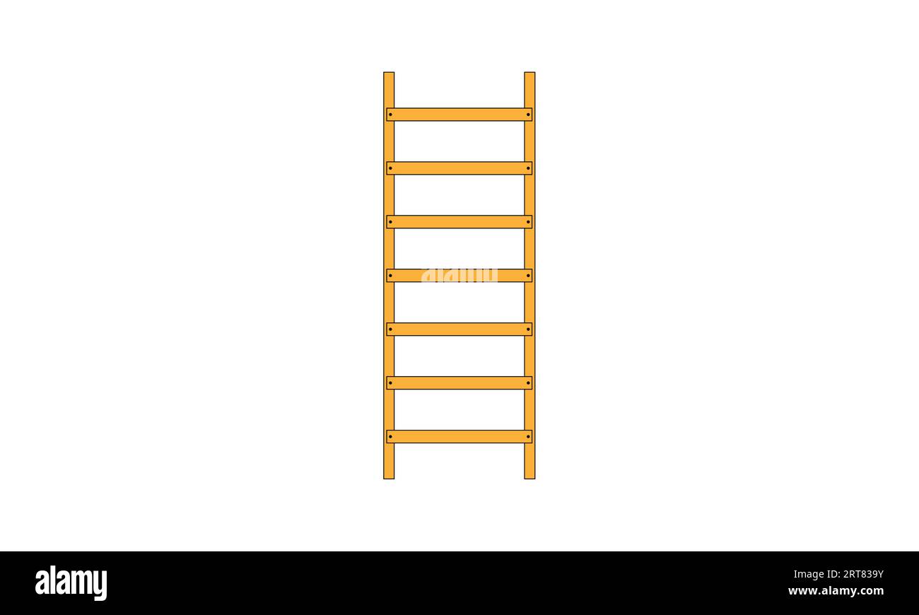 ladder vector design isolated on white background Stock Vector Image ...