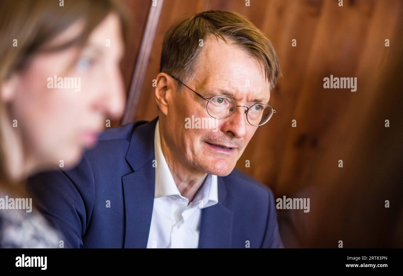 Munich, Bavaria, Germany. 11th Sep, 2023. The Federal Health Minister ...