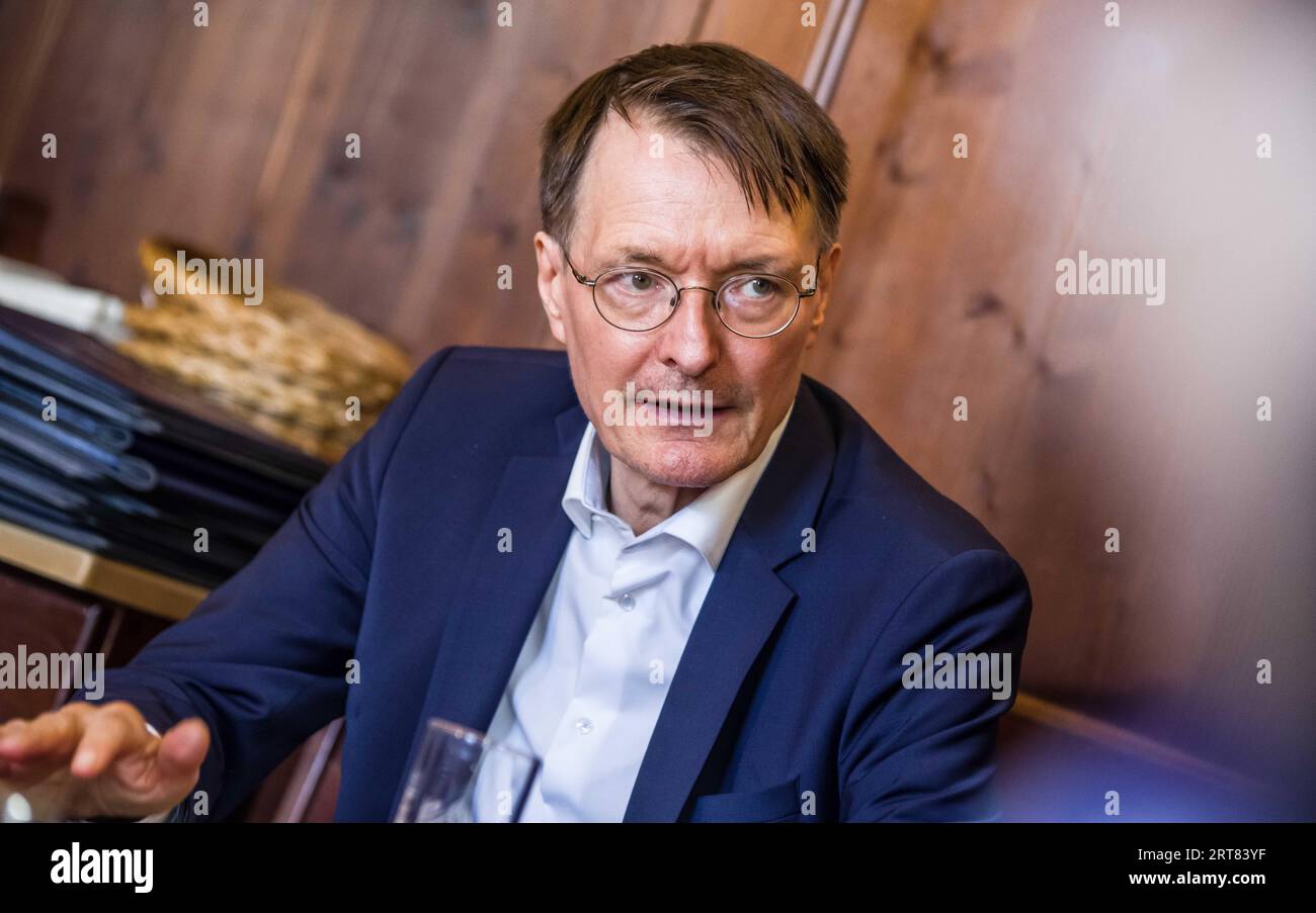 Munich, Bavaria, Germany. 11th Sep, 2023. The Federal Health Minister ...