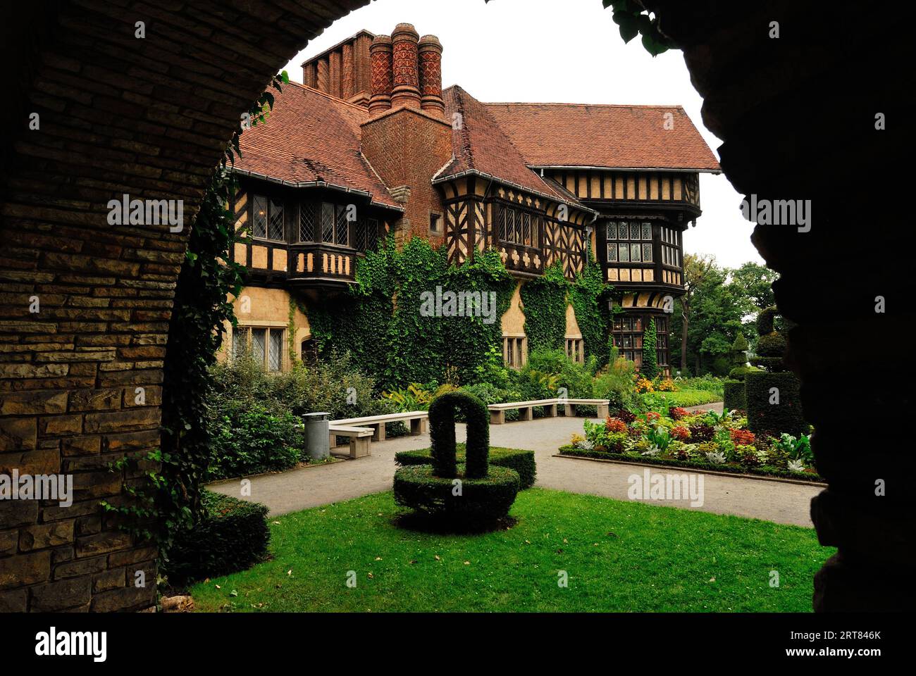 Potsdam,Park Schloss,Sanssouci Palace architecture Potsdam Brandenburg ...