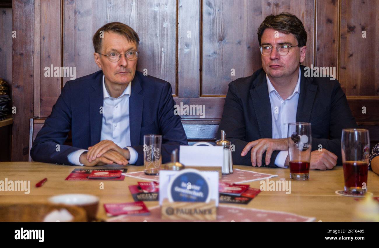 Munich, Bavaria, Germany. 11th Sep, 2023. The Federal Health Minister ...