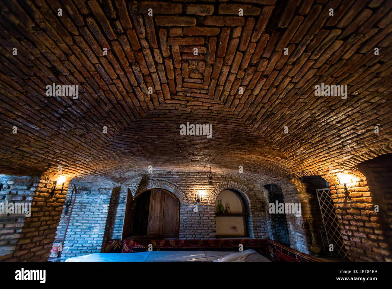 Reconstruction of the vault of an old patrician building in Tbilisi ...