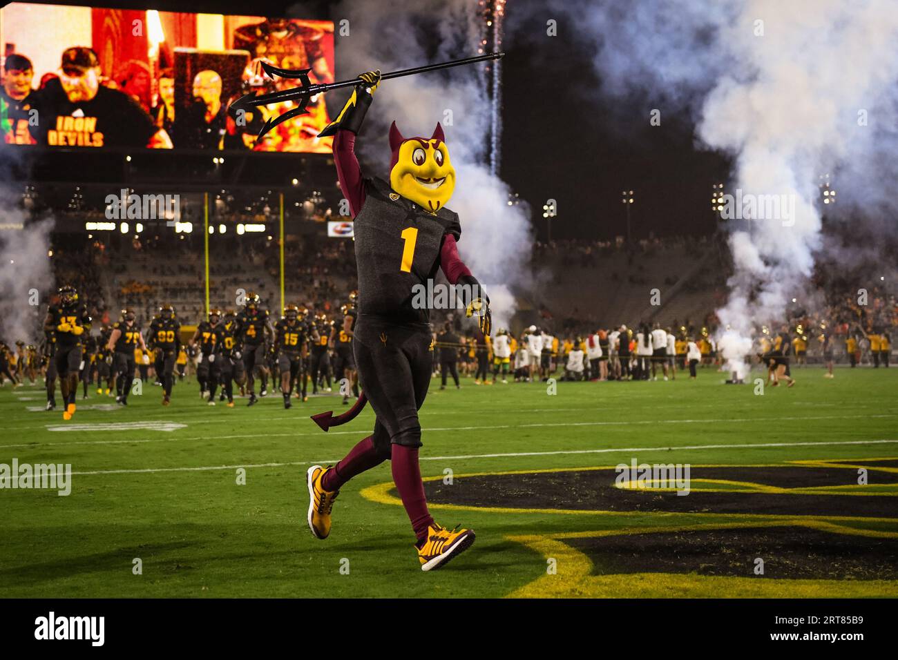 Tempe, United States. 09th Sep, 2023. Arizona State mascot “Sparky ...