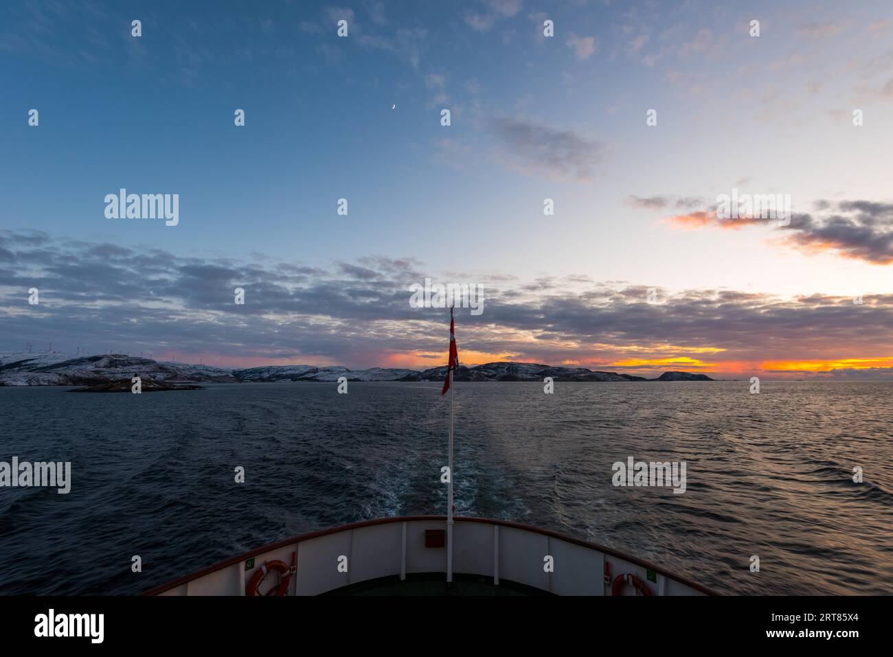 Cruise ship amazing sunset hi-res stock photography and images - Alamy