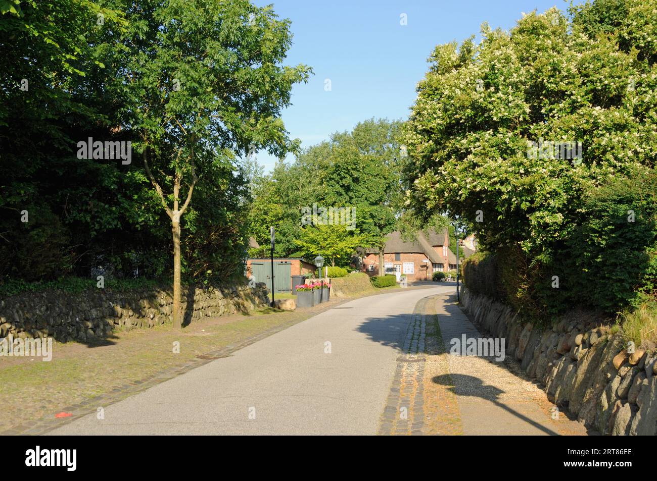 Keitum village road Stock Photo - Alamy