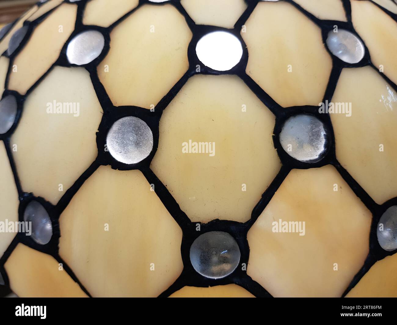 A detail from an art deco style lamp shade Stock Photo - Alamy