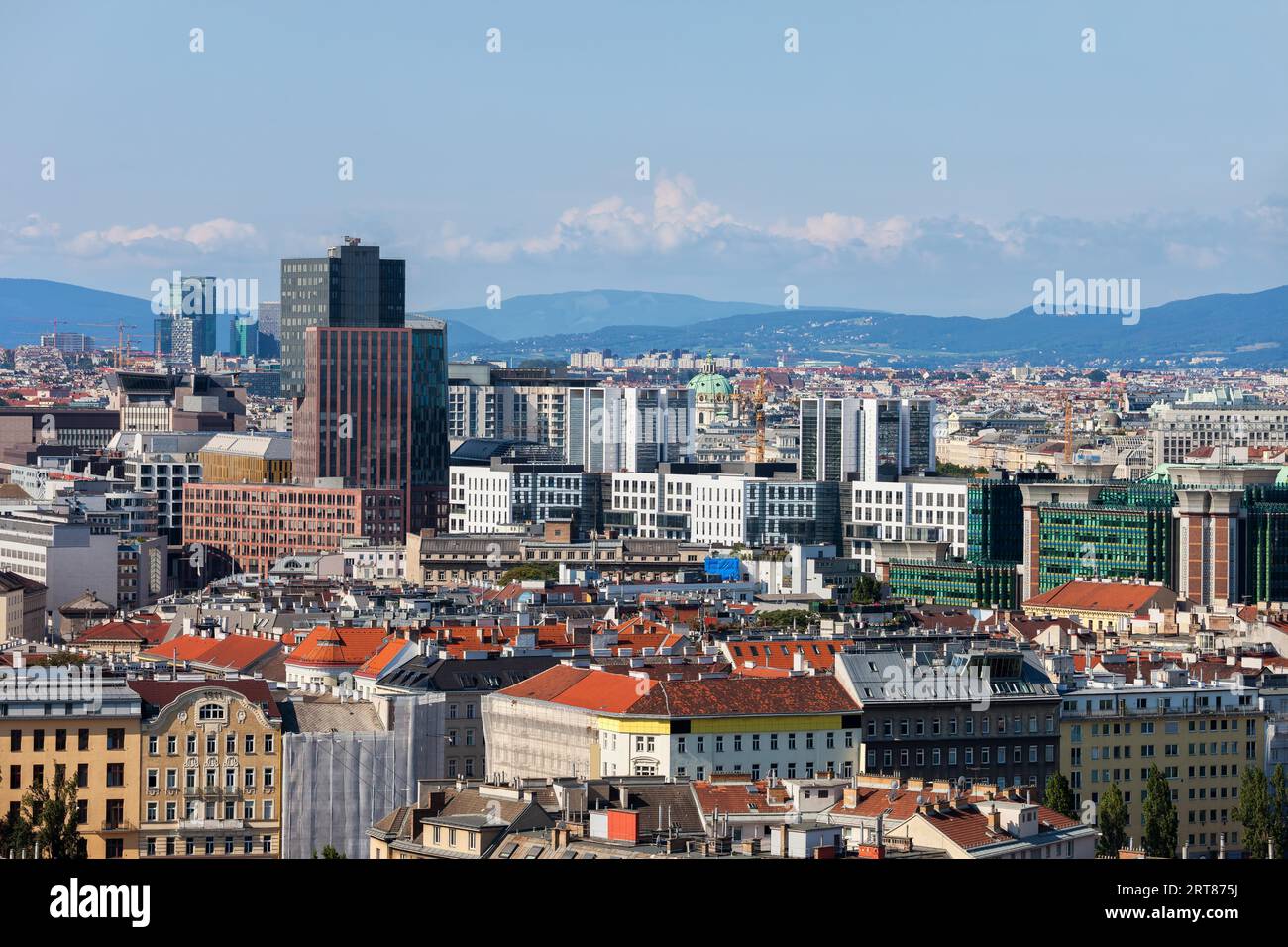 Downtown of Vienna in Austria, city center skyline Stock Photo - Alamy