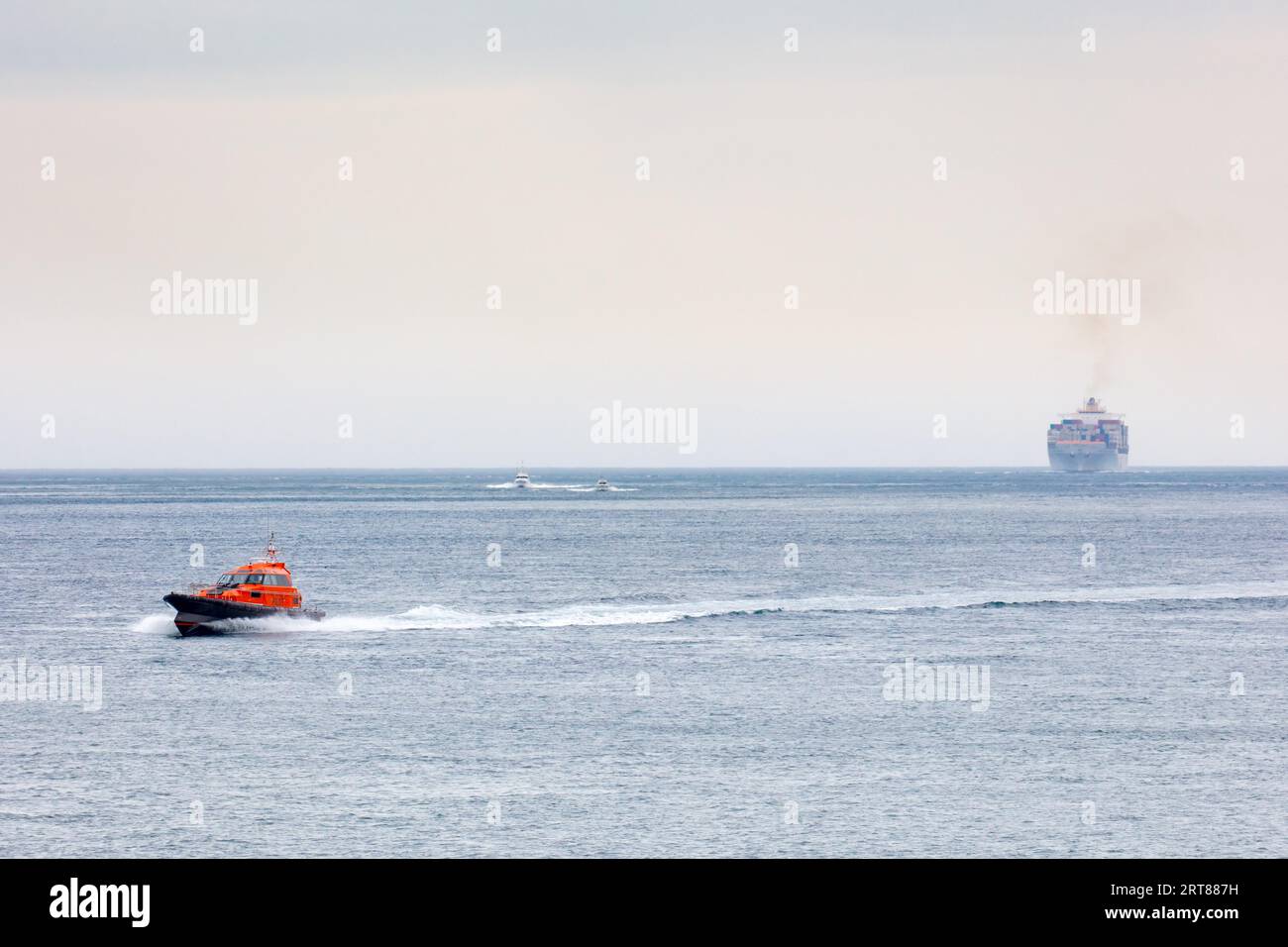 An iconic Port Philip Pilot boat helps to bring large ships thru 'The ...