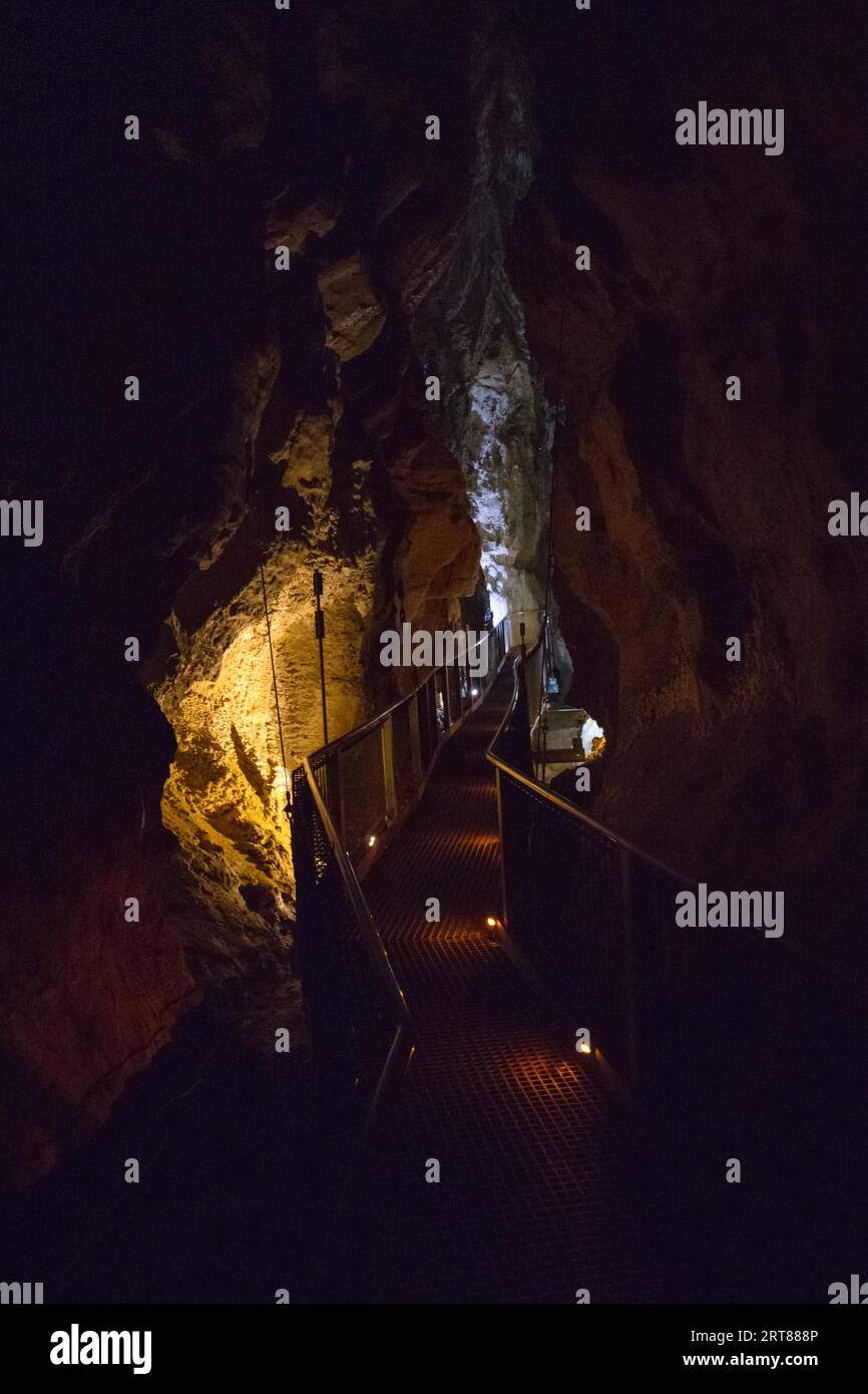 The magnificent structures inside Ruakuri Caves in Waitomo, New Zealand ...