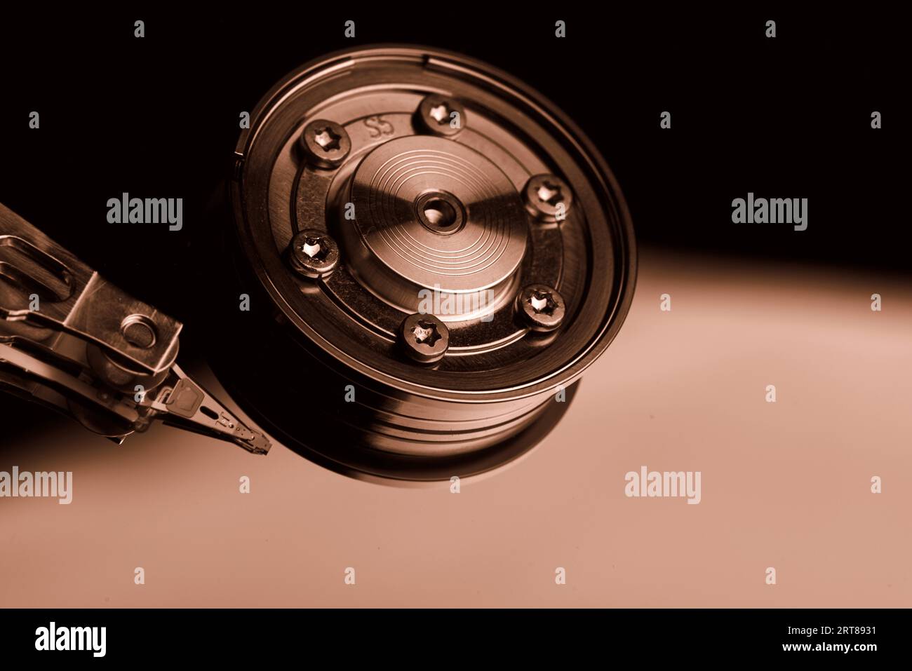 Conventional computer hard disk drive HDD Stock Photo - Alamy