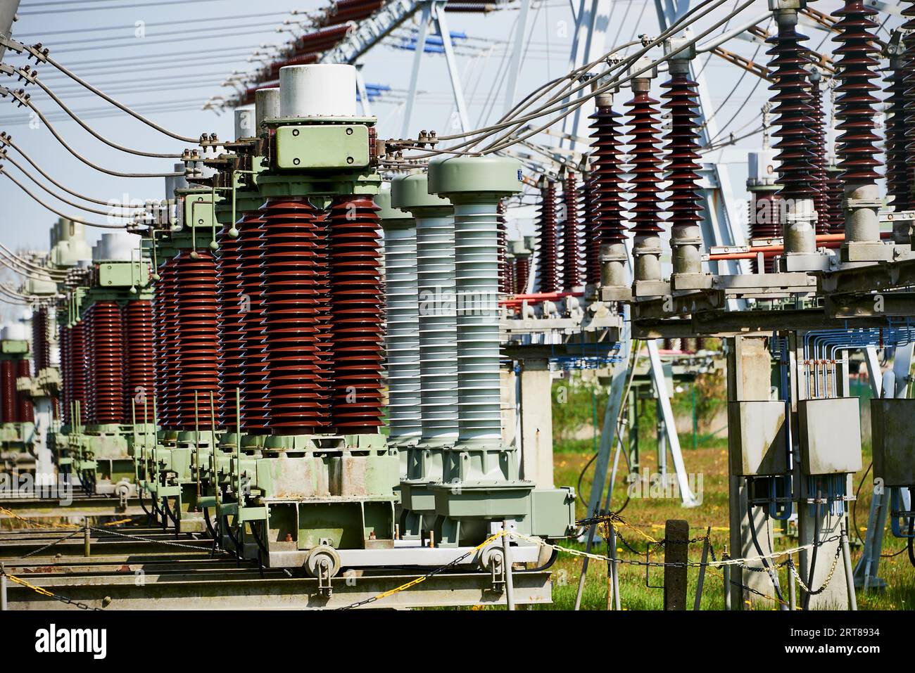 Electricity sub transformer station Stock Photo - Alamy