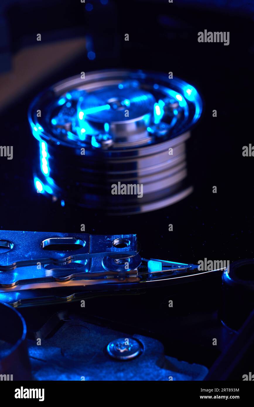 Conventional computer hard disk drive HDD Stock Photo - Alamy