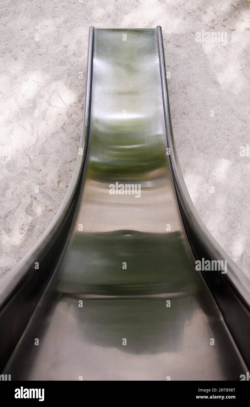 Modern playground slide in hi-res stock photography and images - Alamy