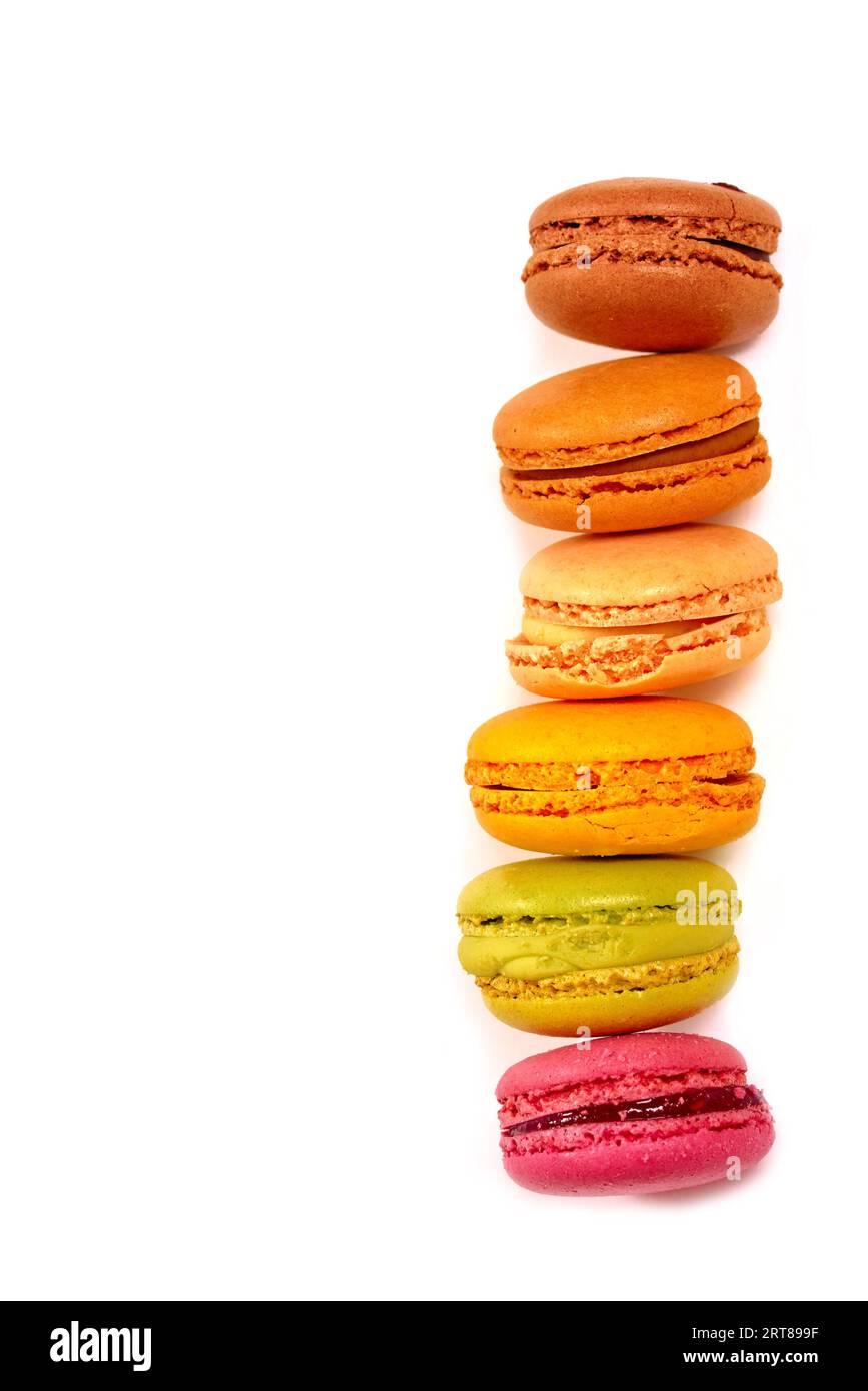 Delicious colorfull macarons Stock Photo - Alamy