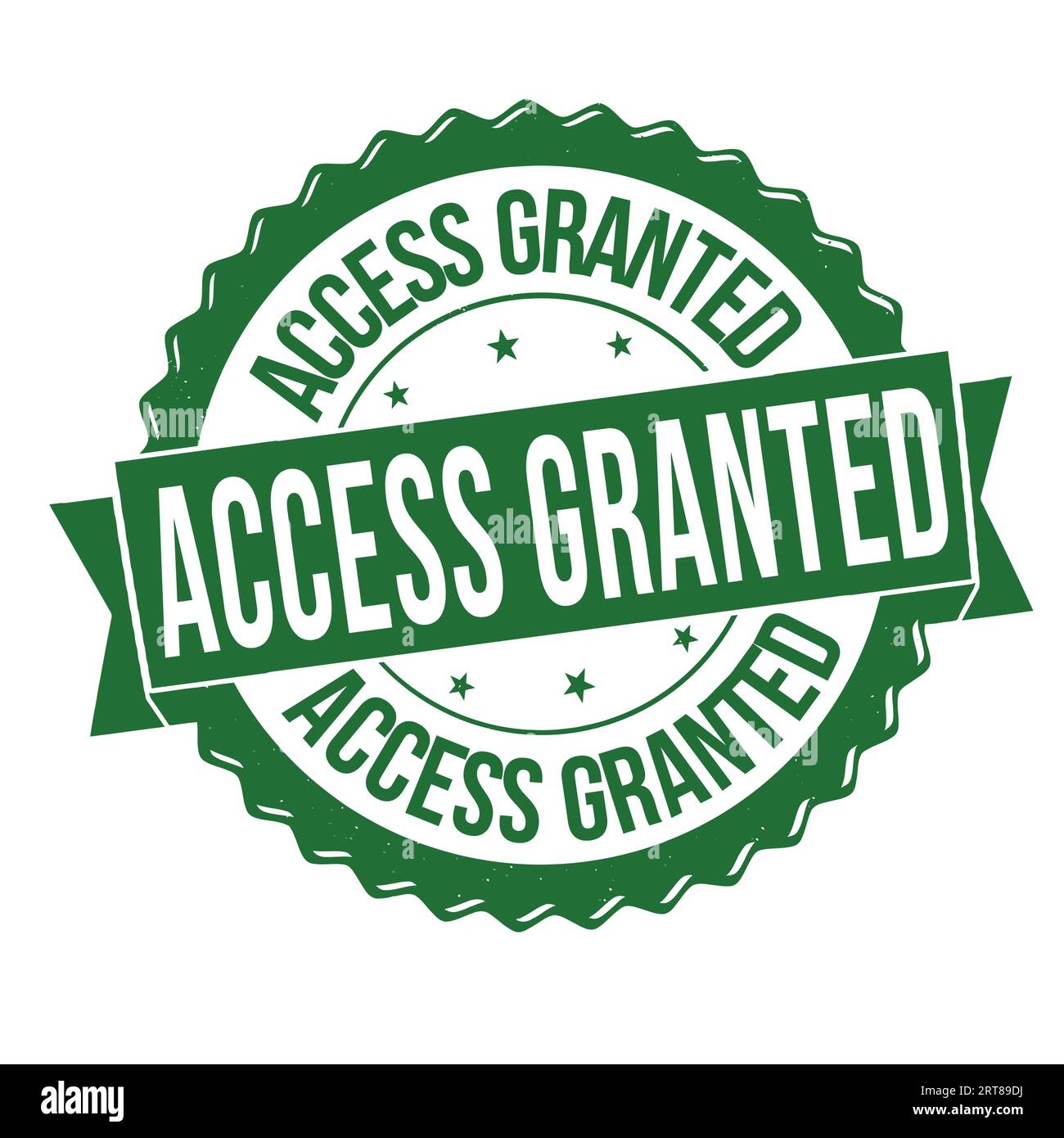 Access granted grunge rubber stamp on white background, vector ...