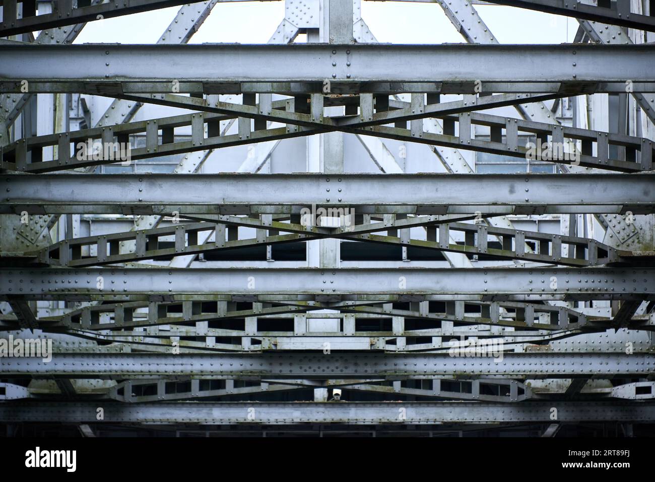 Industrial steel framework construction Stock Photo - Alamy