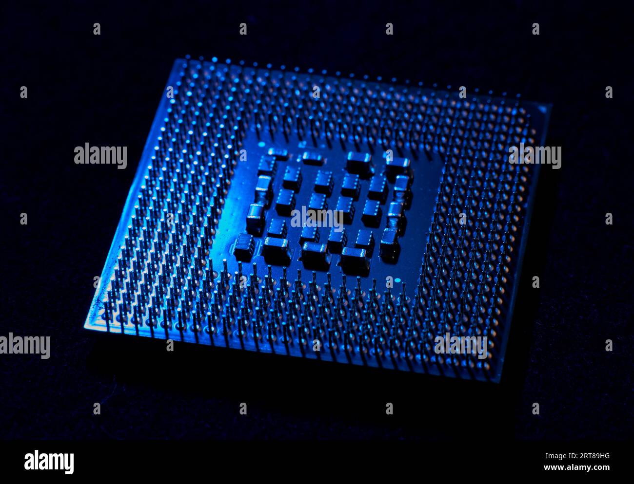 Cpu closeup for pc and laptop Stock Photo - Alamy