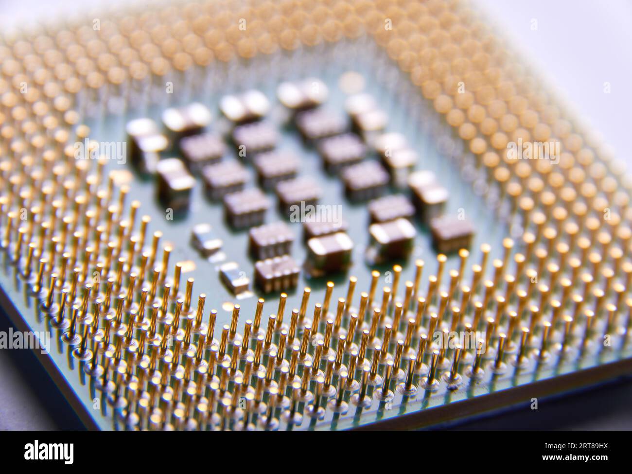 Cpu closeup for pc and laptop Stock Photo - Alamy