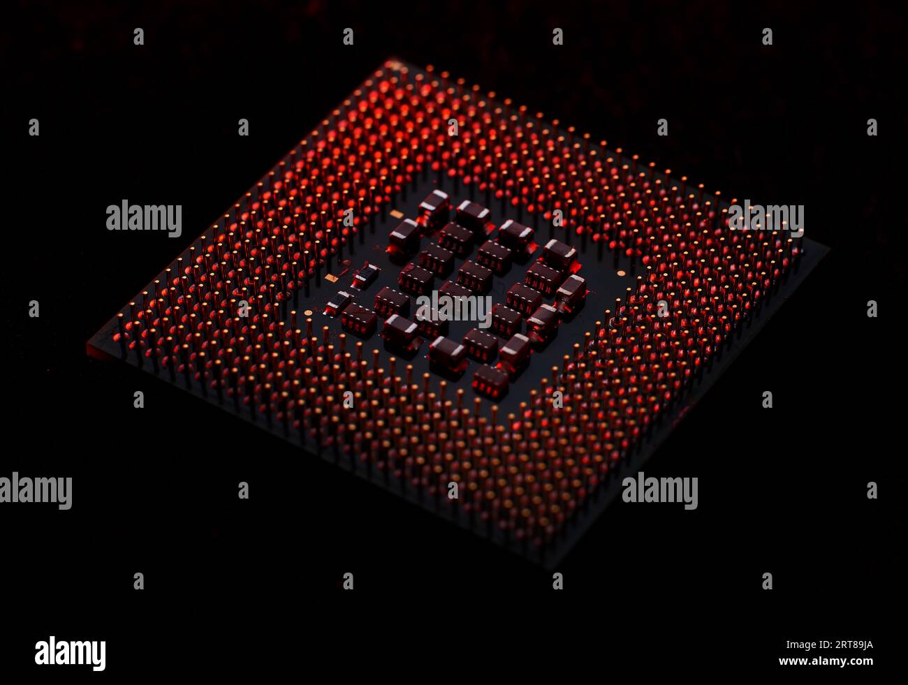 Cpu closeup for pc and laptop Stock Photo - Alamy