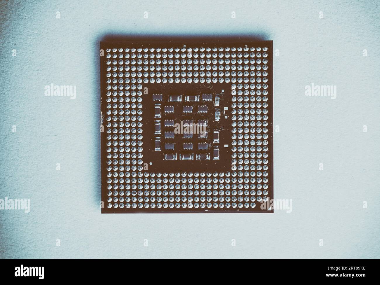 Cpu closeup for pc and laptop Stock Photo - Alamy