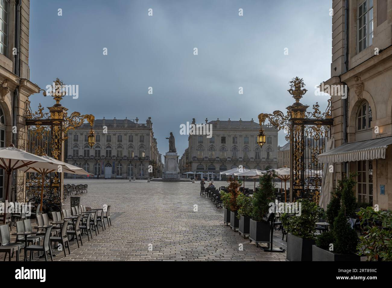 Nancy, France - 09 02 2023: View of the Stanislas Square at sunrise ...