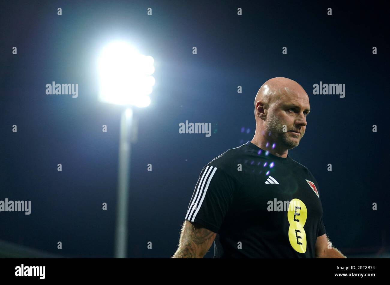 Wales manager Rob Page during the UEFA Euro 2024 Qualifying Group D ...