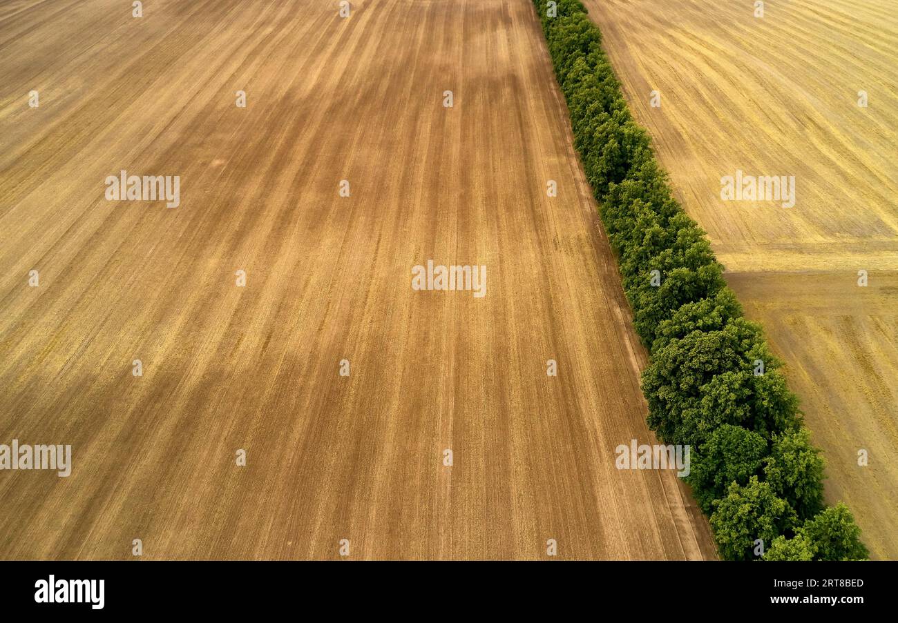 Grass plain aerial view hi-res stock photography and images - Alamy