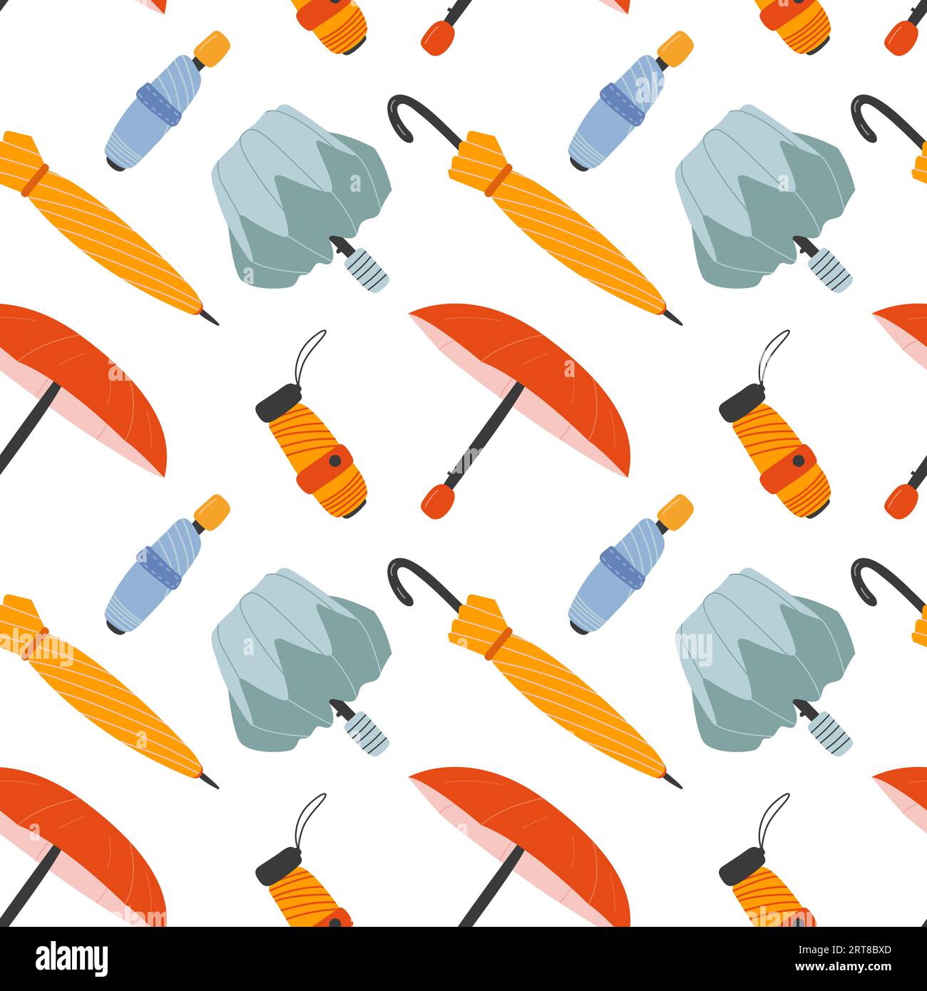 Different umbrellas seamless pattern Stock Vector Image & Art - Alamy
