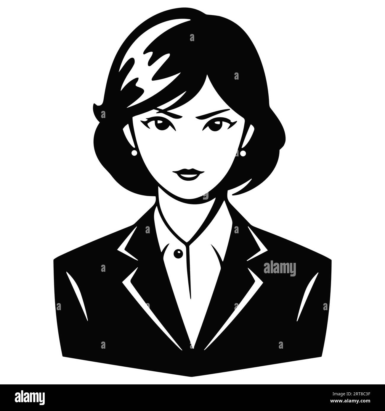 Business woman icon vector illustration Stock Vector Image & Art - Alamy