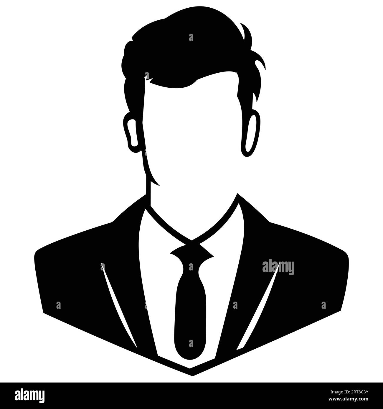 Businessman simple icon vector illustration Stock Vector Image & Art ...