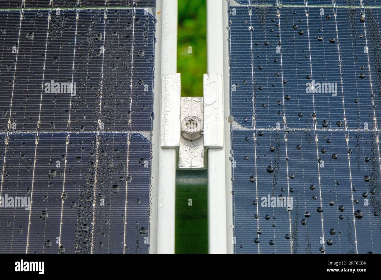 Solar panel with nano coating. Renewable energy from the sun, green ...