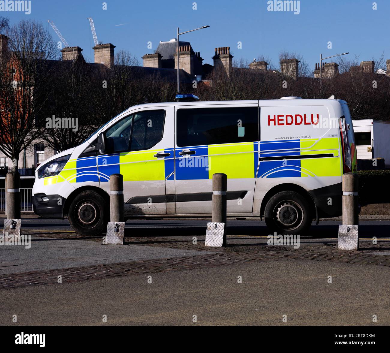 South Wales Police van, Cardiff Bay September 2023 Stock Photo - Alamy